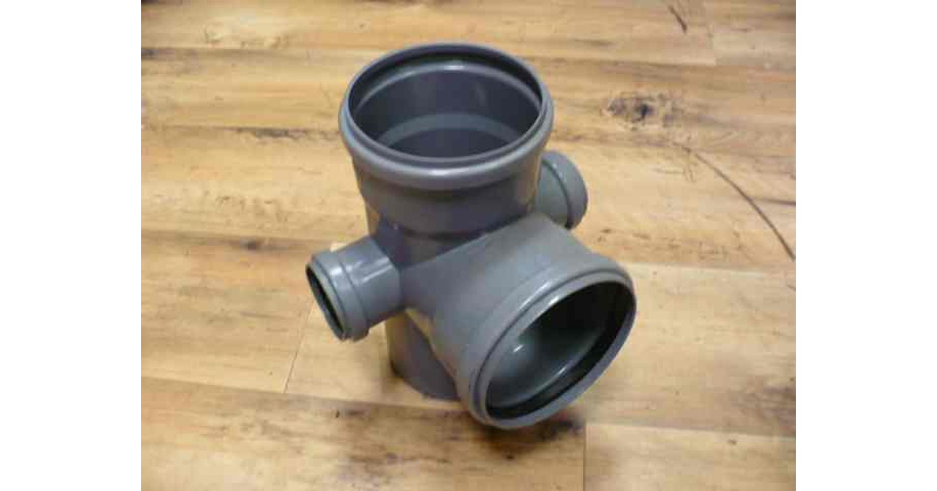 PVC T-IDOM 90° 110/110/50/50 Hőporta épületgépész szaküzlet, szerelvénybolt, webáruház